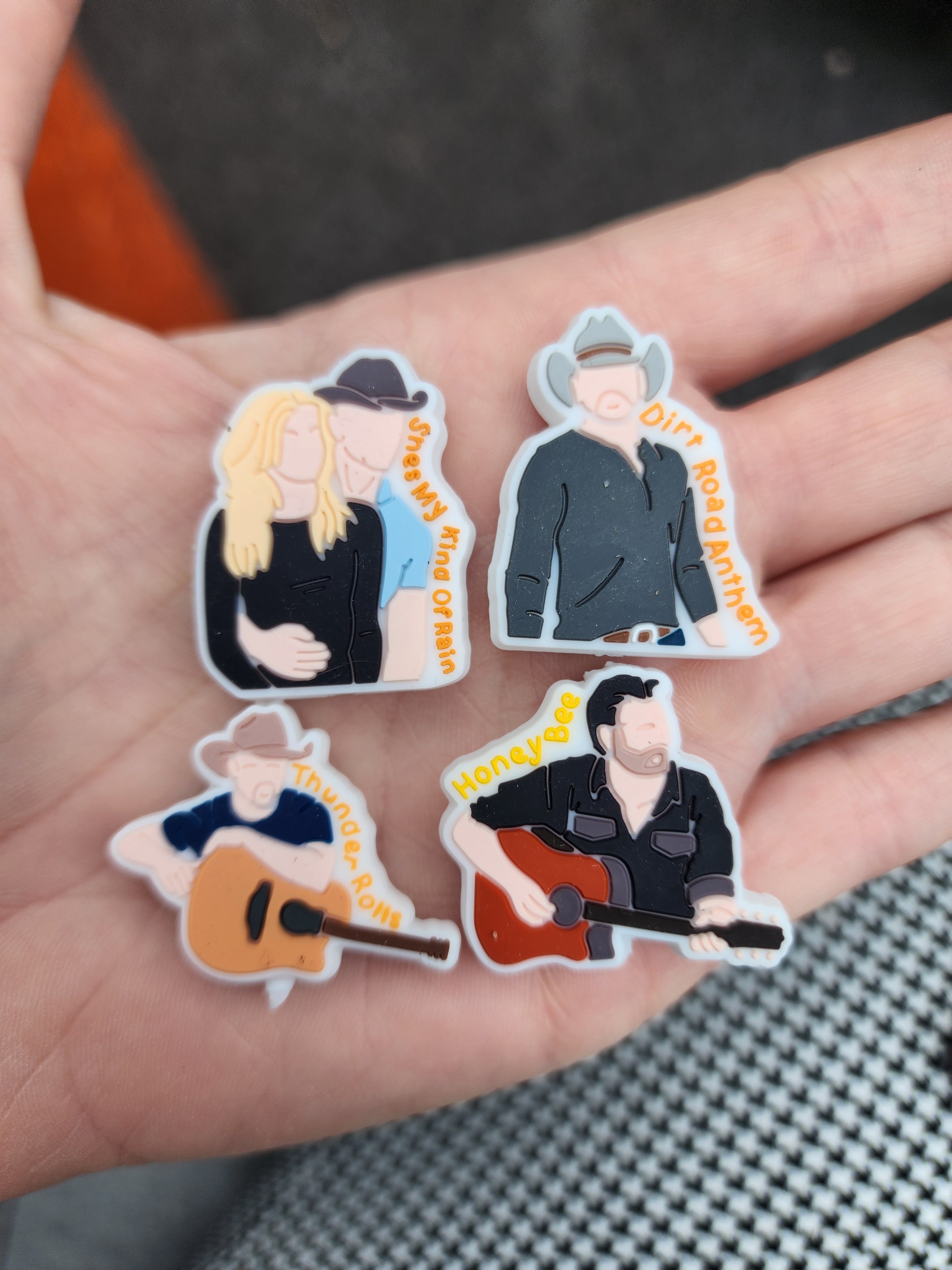 Country Singers 90s Edition Silicone Focal Beads Custom Exclusive She