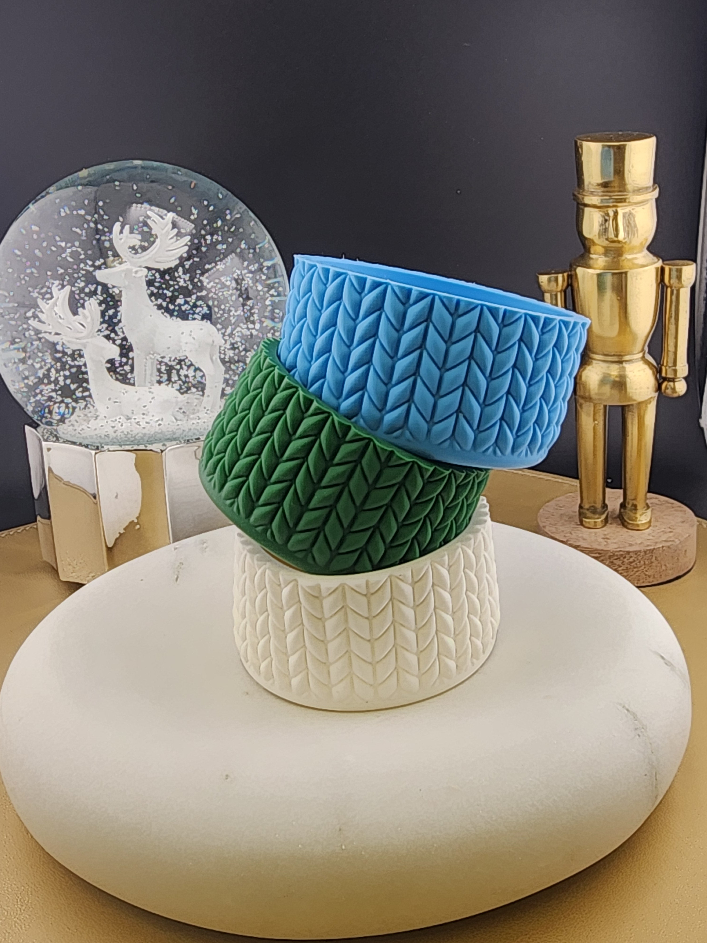 Cable Knit Sweater Cup Boots For Stanley Cup Custom Exclusive Collab Daisyland And Co