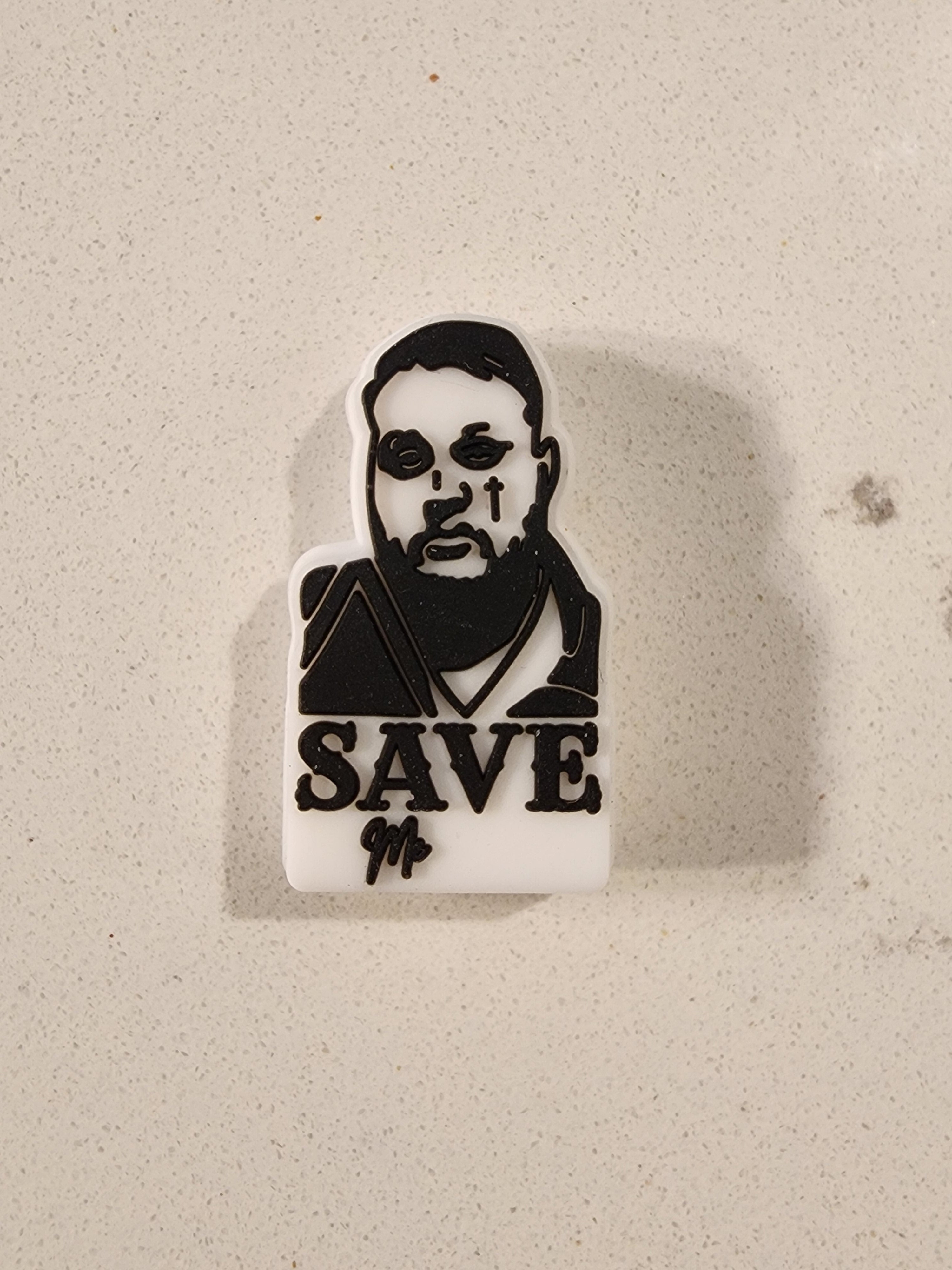 Save me silicone focal bead country singer jelly beads – Daisyland & Co