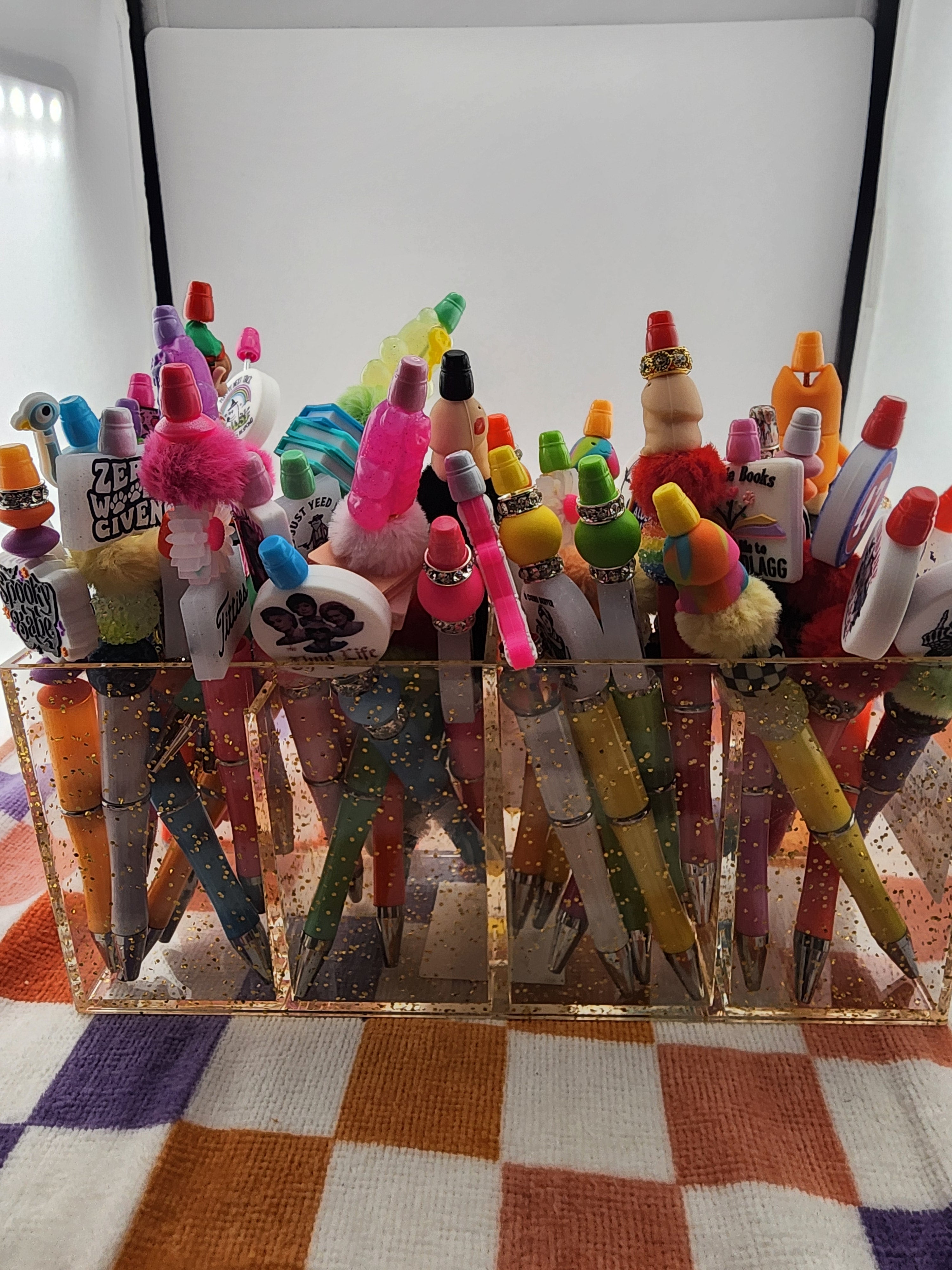 Random silicone beaded pens made with custom exclusive beads dirty cle ...