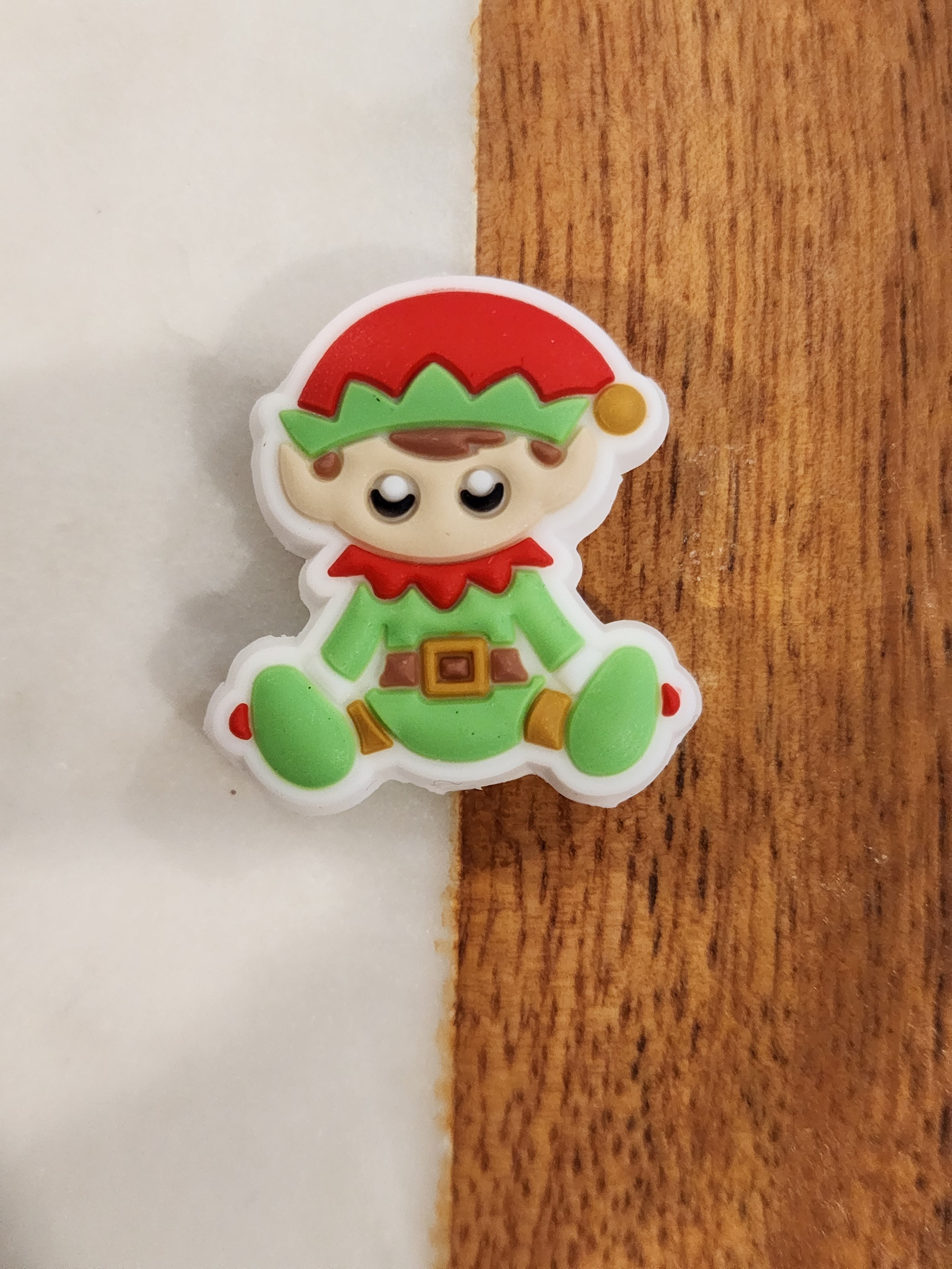 Silicone christmas elf focal bead – Daisyland & Co